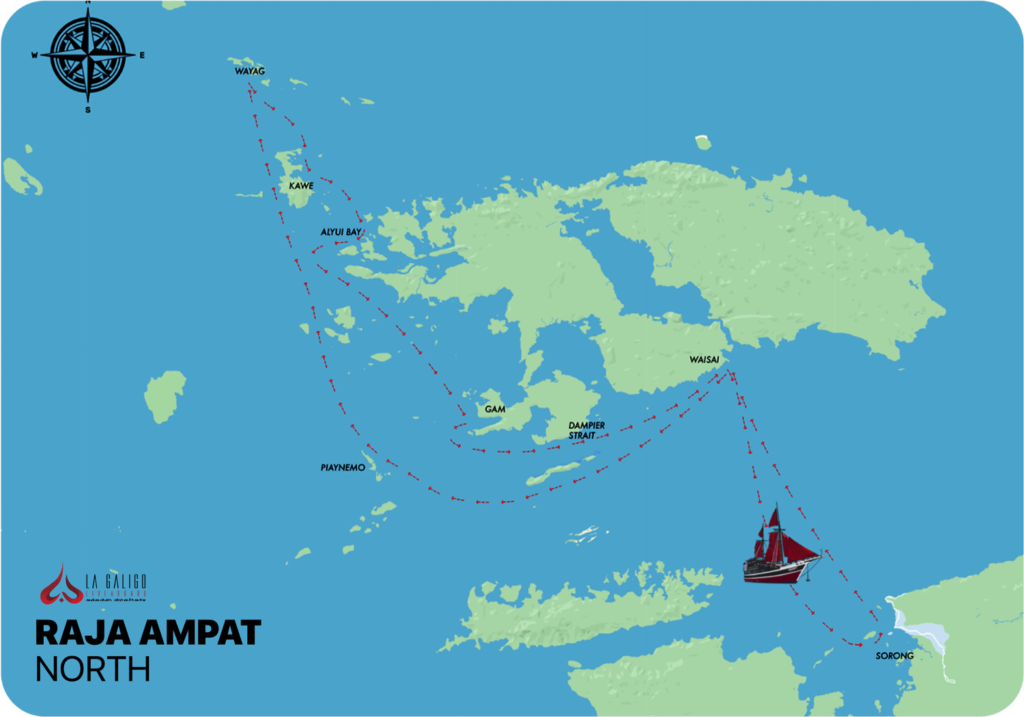 8D7N North Raja Ampat Diving Trip - La Galigo Liveaboard